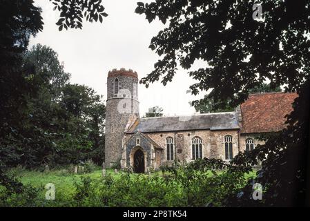 The historic medieval St Margaret s round tower Church Old Catton ...