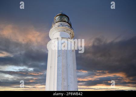 Views of the Cabo Trafalgar Lighthouse located in Caños de Meca ...