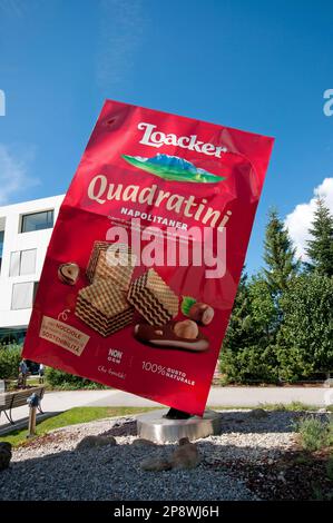 Loacker factory in Heinfels (Lienz), Pusteria Valley, Austria Stock ...