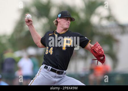 Pittsburgh Pirates pitcher Quinn Priester (64) during a spring training ...