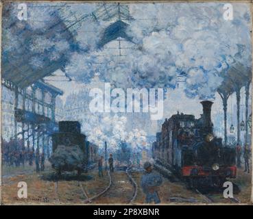 Saint Lazare Railway Station by Claude Monet Oil on canvas 1877 Musee D ...