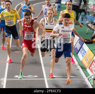 Benjamin Robert of France competing in the men’s 800m final at the ...