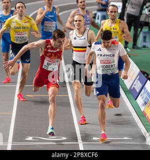 Benjamin Robert of France competing in the men’s 800m final at the ...