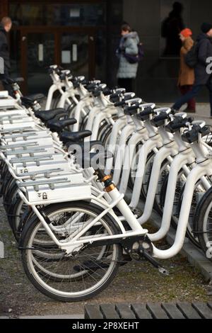 Transport cars boards in Copenhagen in Denmark Stock Photo - Alamy