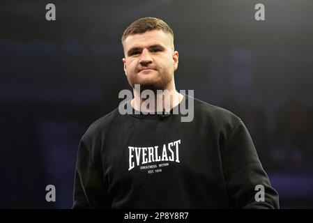 Professional Boxer Johnny Fisher during the 2023 Cazoo PDC Premier ...