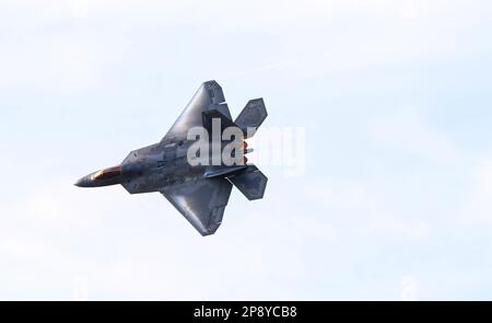 U.S. Air Force Capt. Samuel “RaZZ” Larson, F-22 Raptor Demonstration ...