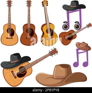 Set of mix instrument string illustration Stock Vector Image & Art - Alamy