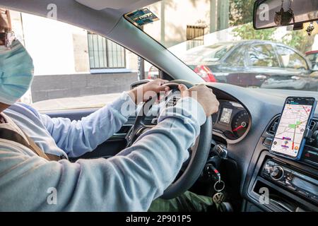 Mexico City,uber driver driving,man men male,adult adults,resident ...