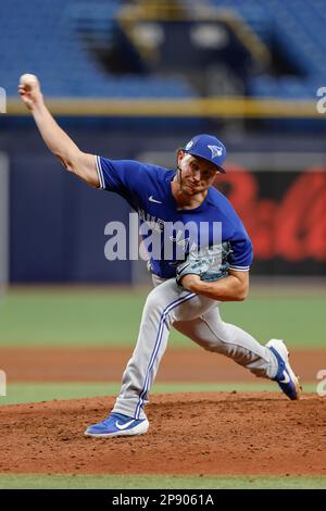 Tampa Bay Rays pitcher Nate Lavender poses for a portrait during photo ...