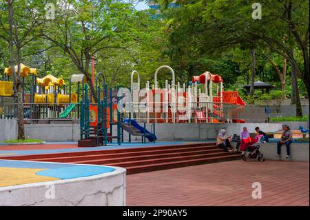 children's playground park KLCC Kuala Lumpur Malaysia Asia Petronas ...