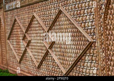 Xinjiang national style building wall decoration Stock Photo - Alamy
