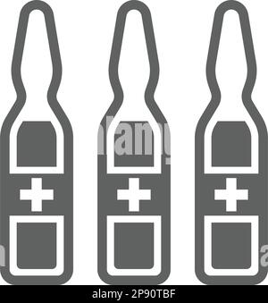 Medicine, phial, vial icon, vector graphics for various use Stock ...