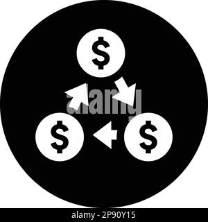 Money recycle icon. Editable Vector EPS. Meticulously design and Well ...