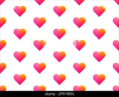 Seamless valentines pattern with hearts for postcard and gifts and ...