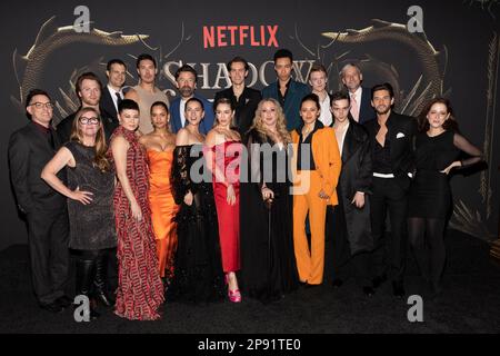 Freddy Carter, Amita Suman, Kit Young, Jack Wolfe, Danielle Galligan and Calahan Skogman attend ...