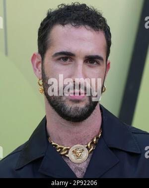 Jordan Firstman arrives at the Versace FW23 Show held at the Pacific ...