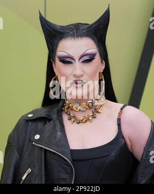 Gottmik arrives at the Versace FW23 Show held at the Pacific Design ...
