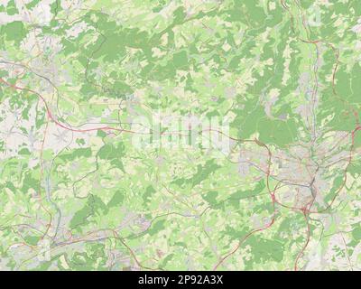 Canton Capellen, canton of Luxembourg. Open Street Map. Locations and ...