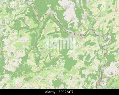 Canton Echternach, canton of Luxembourg. Open Street Map. Locations of ...