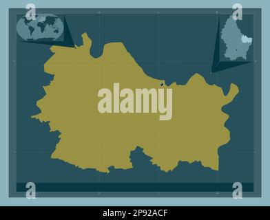 Canton Echternach, canton of Luxembourg. Solid color shape Stock Photo ...