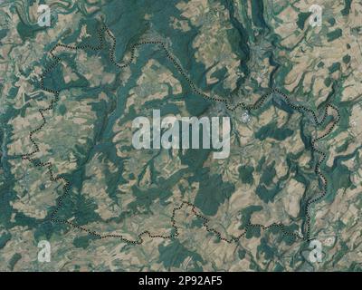 Canton Echternach, canton of Luxembourg. High resolution satellite map ...