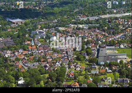 Aerial photograph of Bremen Vegesack district Grohn, Germany Stock ...