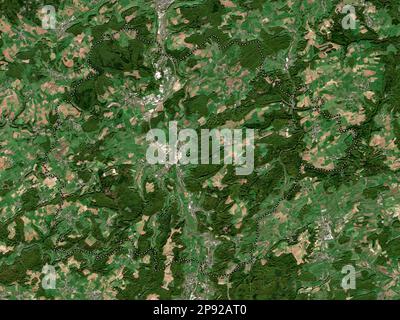 Canton Mersch, canton of Luxembourg. Low resolution satellite map ...