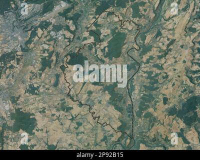 Canton Remich, canton of Luxembourg. High resolution satellite map ...