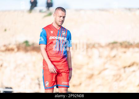 Zbrojovka Brno, Czech soccer league team, season 2013/2014. Upper row ...