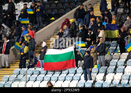 Odessa, Ukraine - Nov. 2021: Ukrainian football fans in stands of ...
