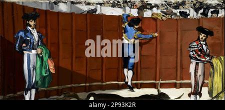 *The Bullfight* by Edouard Manet is an oil painting that captures the ...