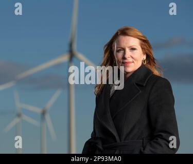 Harburn, Scotland, UK. 10 March 2023.PICTURED: Ash Regan MSP seen ...
