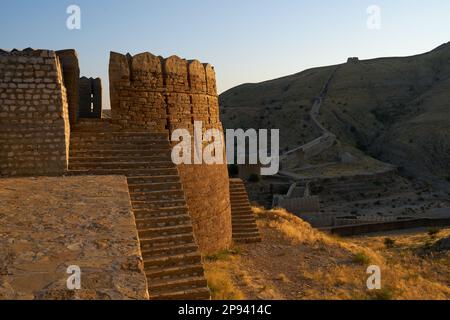 The ramparts of Rani kot, a fort in Pakistan also called the Great Wall ...