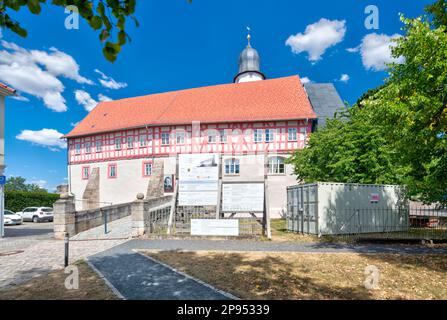 Eisfeld Castle, protected monument, renovation, house facade, historic ...