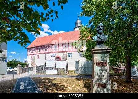 Eisfeld Castle, protected monument, renovation, house facade, historic ...
