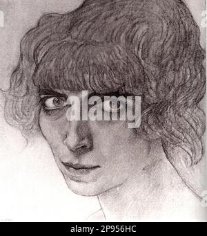 Portrait of italian Marquise LUISA CASATI STAMPA di Soncino ( 1881 ...