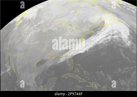 Clouds. Satellite image of swirls of cloud over Iceland Stock Photo - Alamy