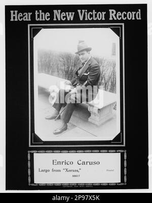 The italian Opera singer tenore ENRICO CARUSO ( Napoli 1873 - 1921 ) at ...