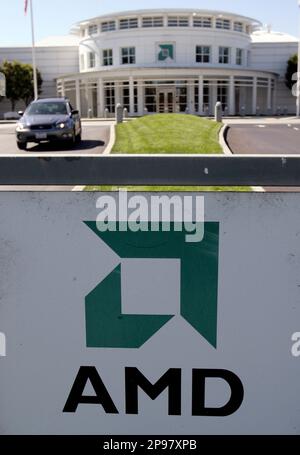 The headquarters of Advanced Micro Devices (AMD Stock Photo - Alamy