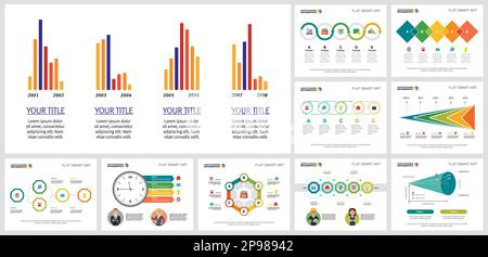 Set of original business infographic charts Stock Vector Image & Art ...
