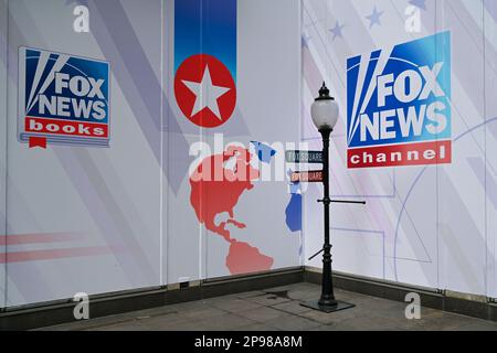 An exterior view of the Fox News Headquarters at the News Corporation ...
