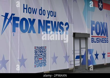 An exterior view of the Fox News Headquarters at the News Corporation ...