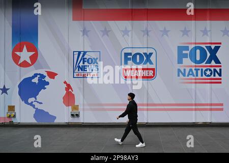 An exterior view of the Fox News Headquarters at the News Corporation ...