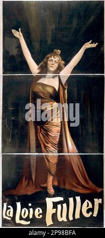 Loie Fuller. Portrait of the American dancer and pioneer of modern ...