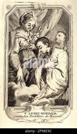 The italian Marquis of Mantua SAN LUIGI GONZAGA ( St Aloysius Gonzaga ...