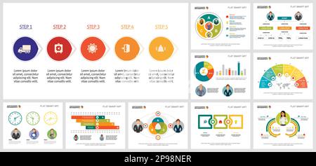 Collage of business infographic diagrams Stock Vector Image & Art - Alamy
