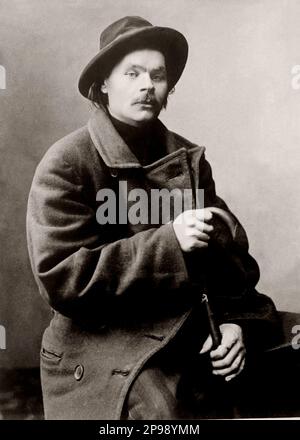 The russian poet and writer MAKSIM GORKIJ ( 1868 - 1936 ) - LETTERATO ...