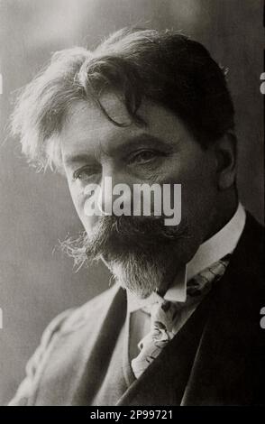 Arthur Nikisch (1855-1922), German conductor and composer. Nikisch was ...