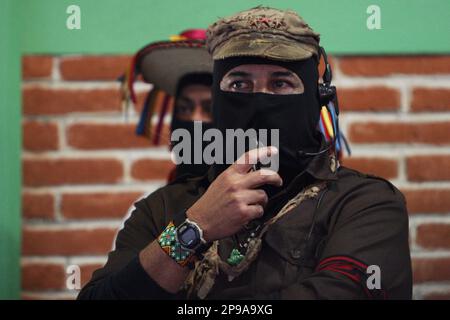 Sub commander Marcos, leader of the Zapatista National Liberation Army ...
