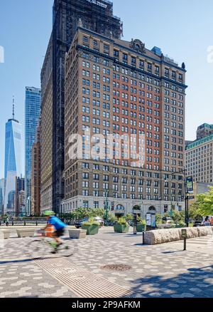 NYC Financial District: The imposing brick, stone, and terra cotta ...
